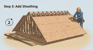 How to Build a Gable Roof Over Front Door: Step-by-Step Guide for ...