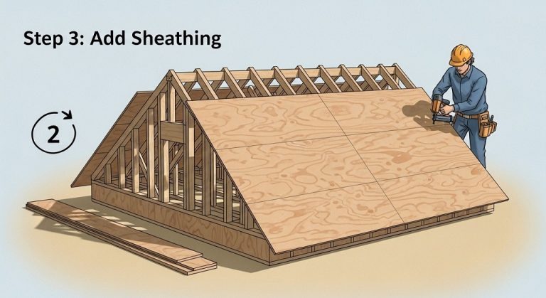 How to Build a Gable Roof Over Front Door: Step-by-Step Guide for ...